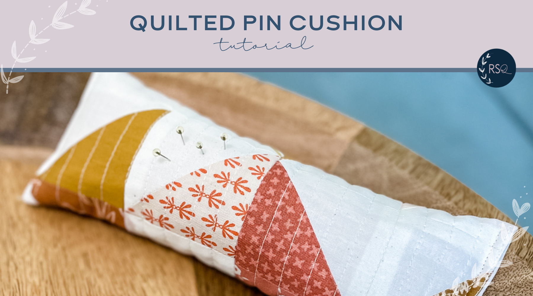 Quilted Pin Cushion Tutorial - Running Stitch Quilts