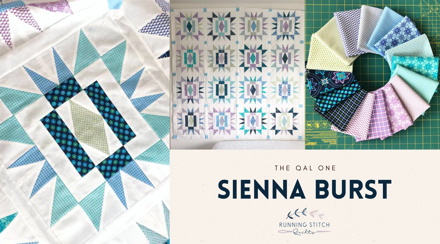 WIP: Sienna Burst Quilt Top - Running Stitch Quilts