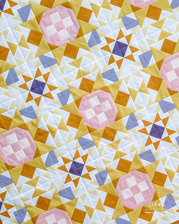 Flint Hills Quilt Pattern - PDF - Running Stitch Quilts