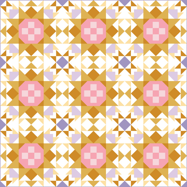 Flint Hills Quilt Pattern - PDF - Running Stitch Quilts