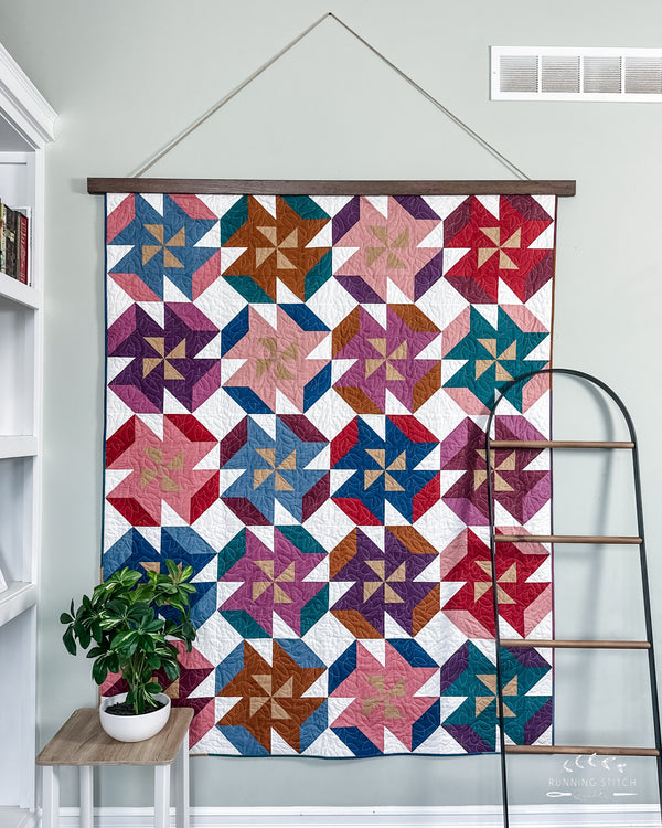 Autumn Garden Quilt Pattern - PDF - Running Stitch Quilts