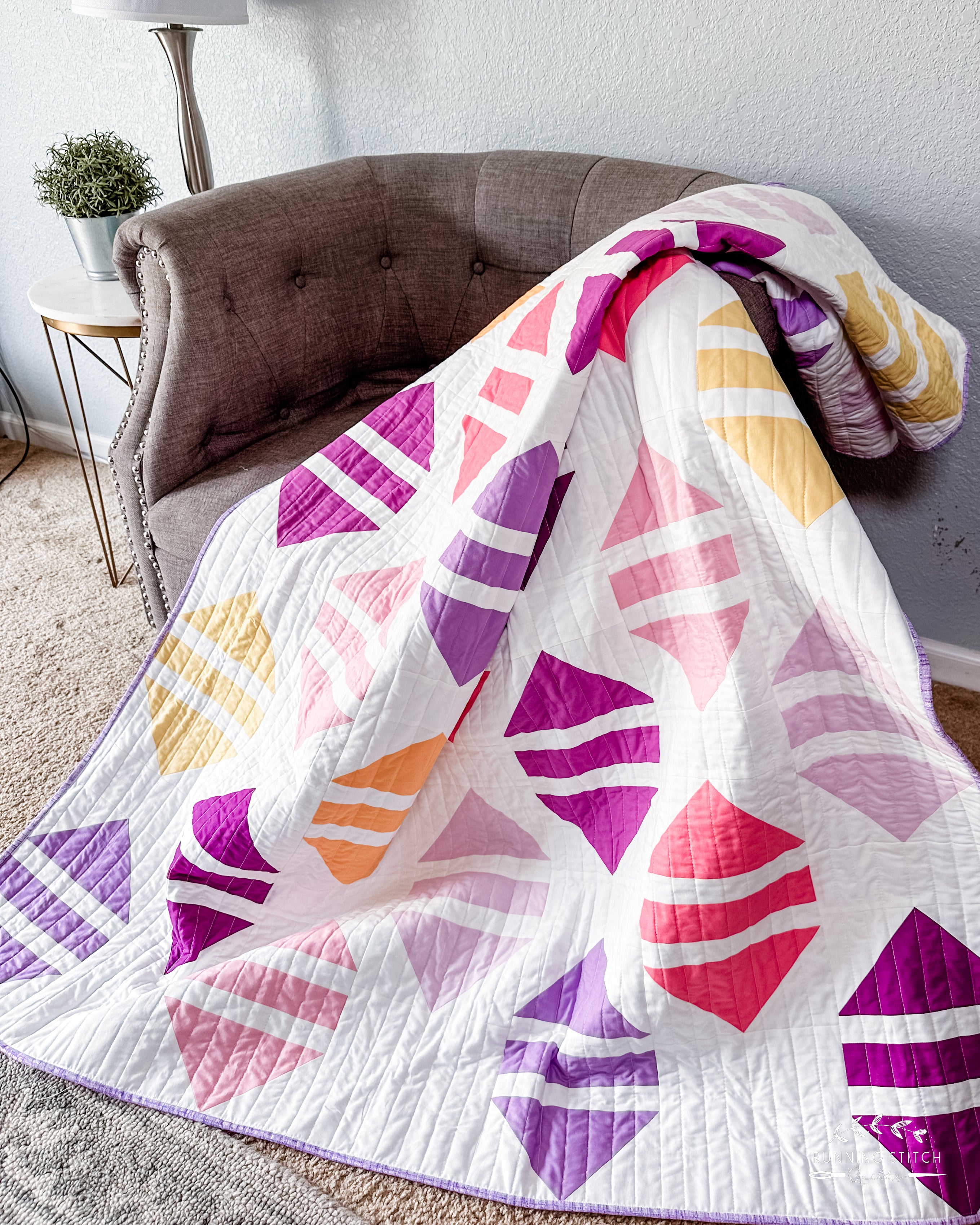 Mod Tops Quilt Pattern - PDF - Running Stitch Quilts