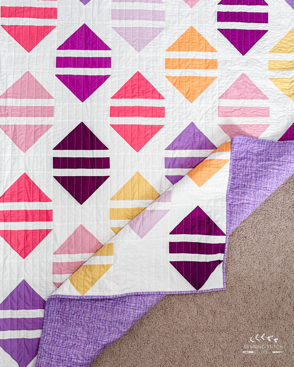 Mod Tops Quilt Pattern - PDF - Running Stitch Quilts