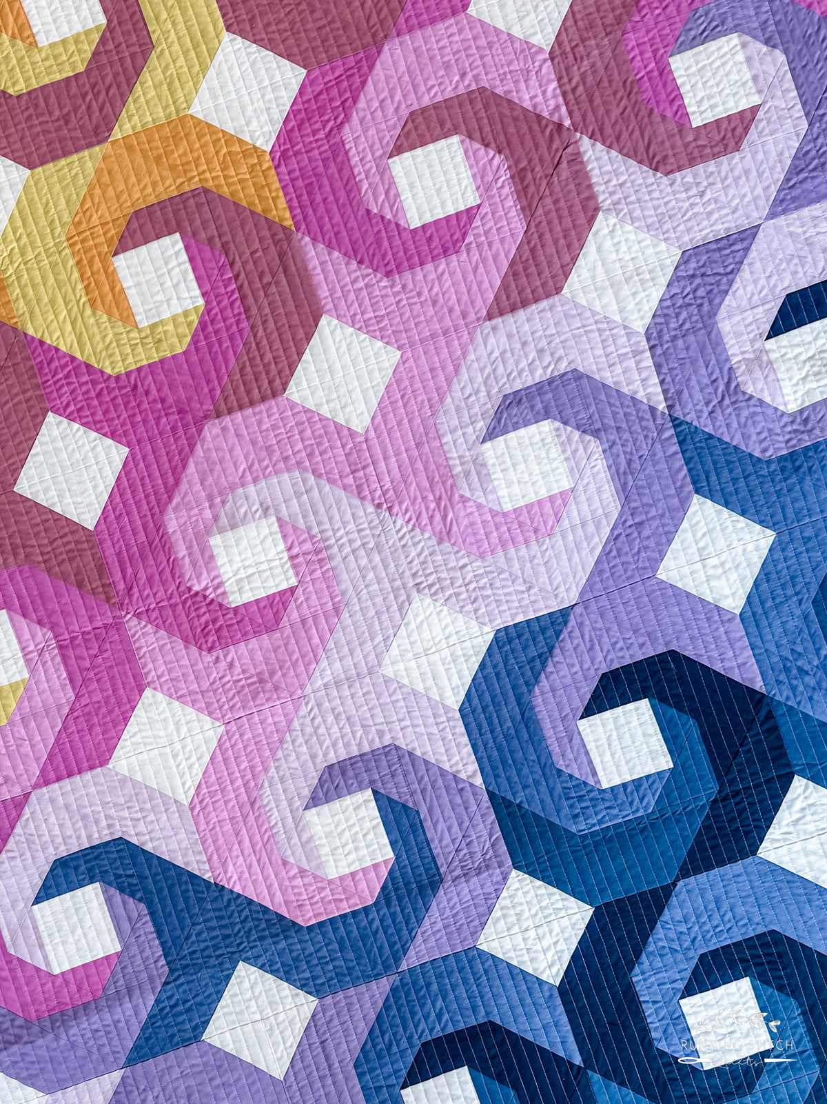 Swirlpools Quilt Pattern - PDF - Running Stitch Quilts