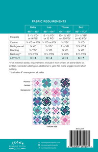 Spring Garden Quilt Pattern - PDF - Running Stitch Quilts