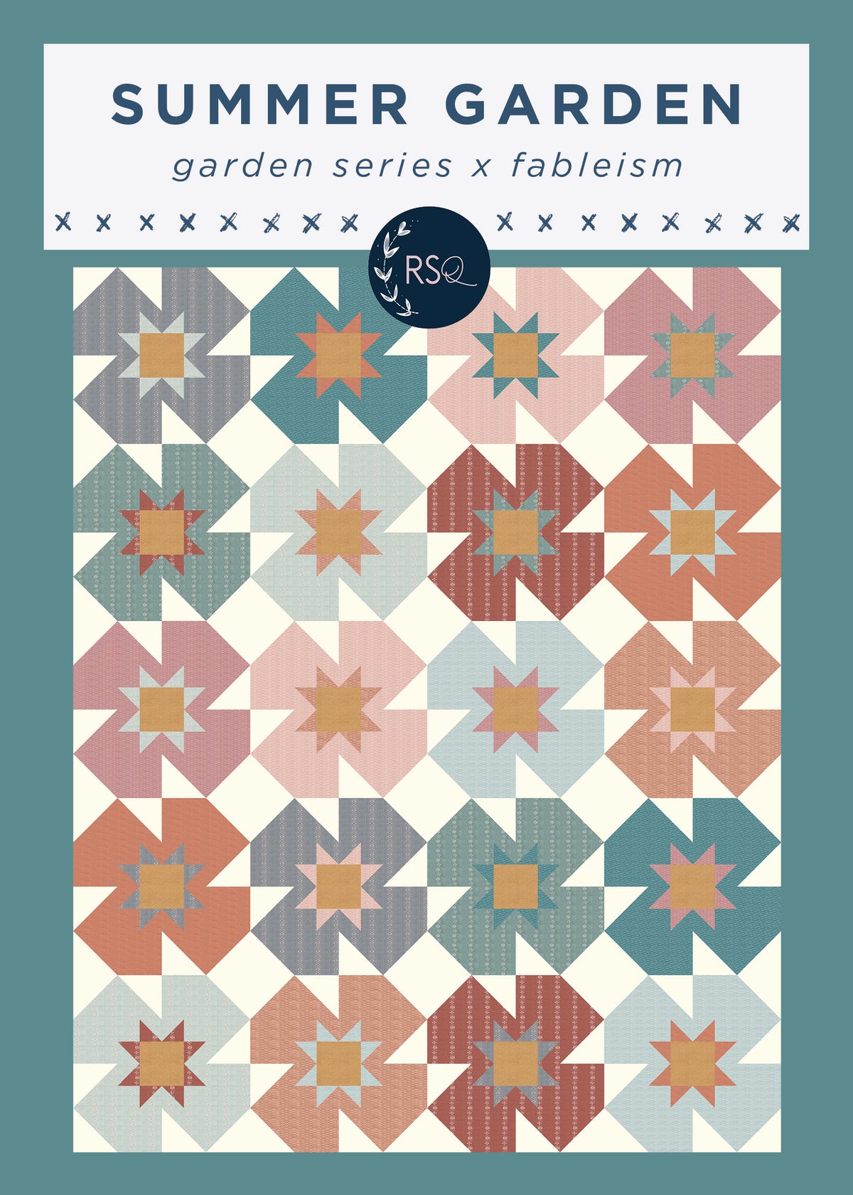 Garden Series x Fableism Kit - SUMMER - Running Stitch Quilts