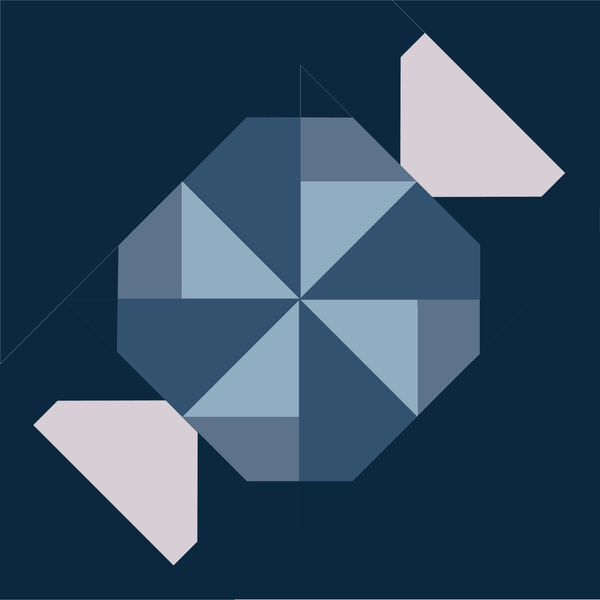 Peppermint Twist Quilt Block - PDF - Running Stitch Quilts