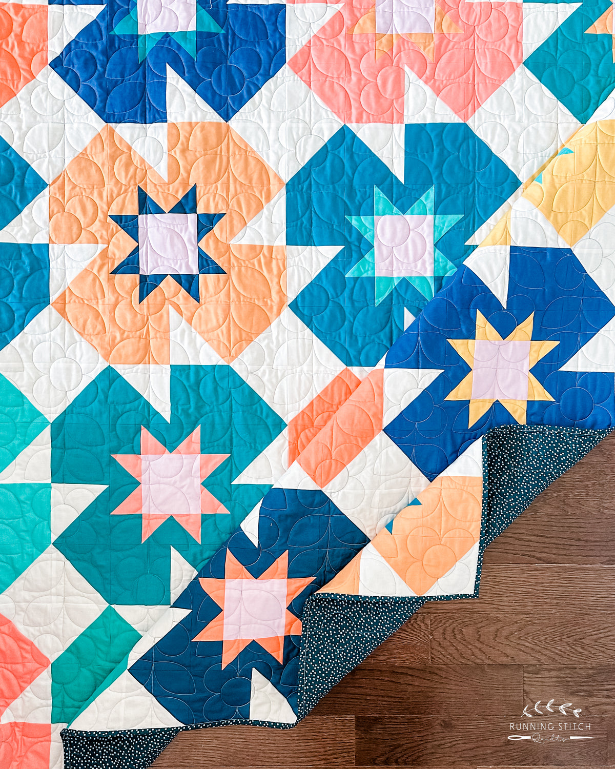 Summer Garden Quilt Pattern - PDF - Running Stitch Quilts