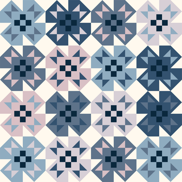 Spring Garden Quilt Pattern - PDF - Running Stitch Quilts